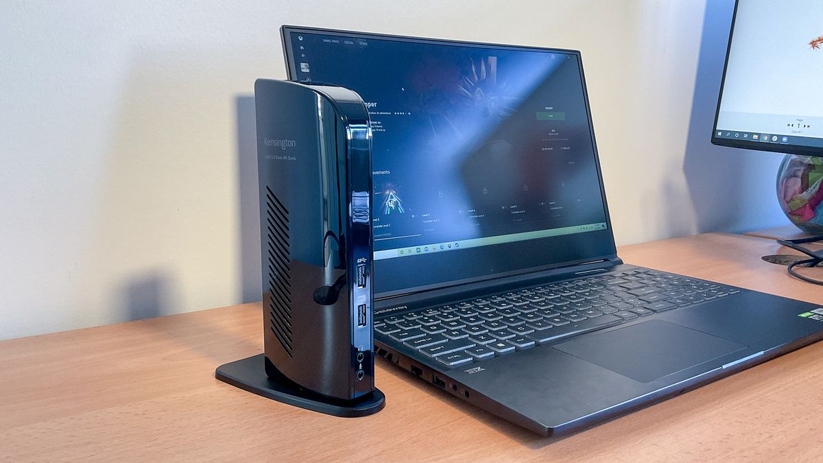 Kensington SD4100v USB 3.0 Dual 4K Docking Station review | Laptop Mag