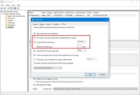 How to create an automated task using Task Scheduler on Windows 10 ...