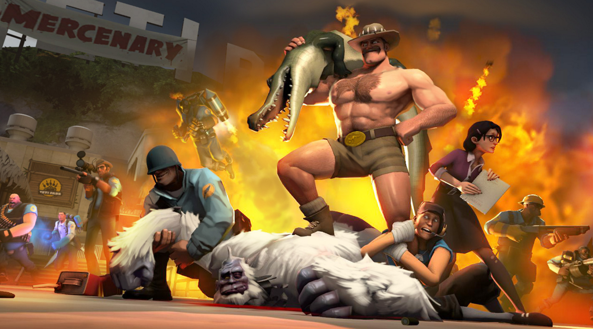 Team Fortress 2 'Jungle Inferno' update will usher in new Mercenary ...