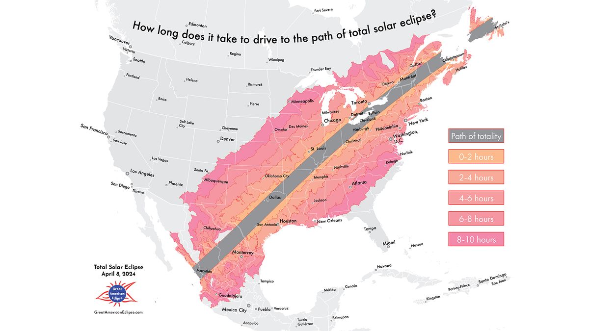 Places with the best weather to watch the April 8 solar eclipse (and ...