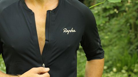 Rapha Explore Zip Neck technical T-shirt review | Bike Perfect