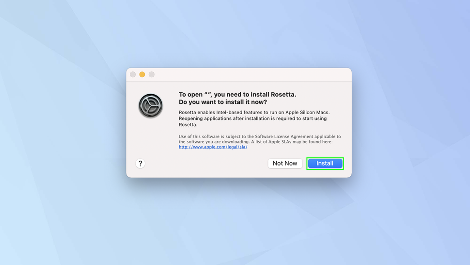 How to install Rosetta on Mac | Tom's Guide
