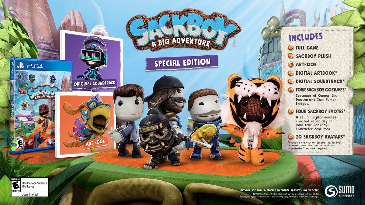 Sackboy: A Big Adventure Special Edition has an adorable plush but you ...