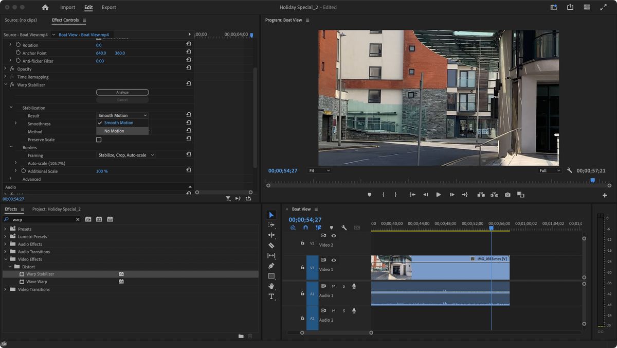 How to stabilise video in Adobe Premiere Pro | TechRadar