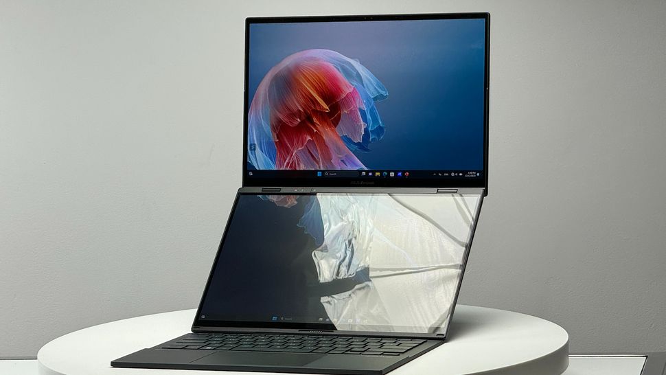 Asus Zenbook Duo is a dual-screen foldable with two 14-inch OLED ...