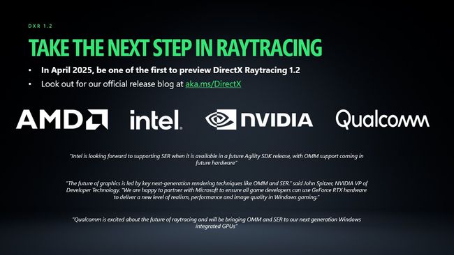 Microsoft announces DXR 1.2 as "the next evolution in graphics ...