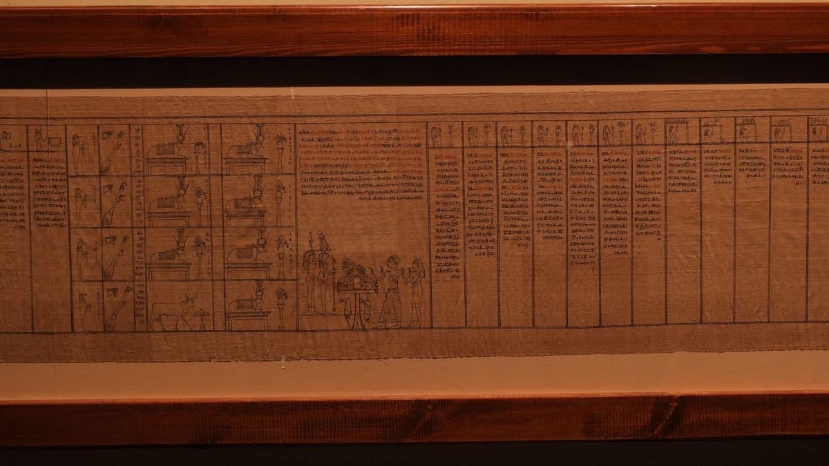 See photos of stunningly preserved 52-foot-long Book of the Dead ...