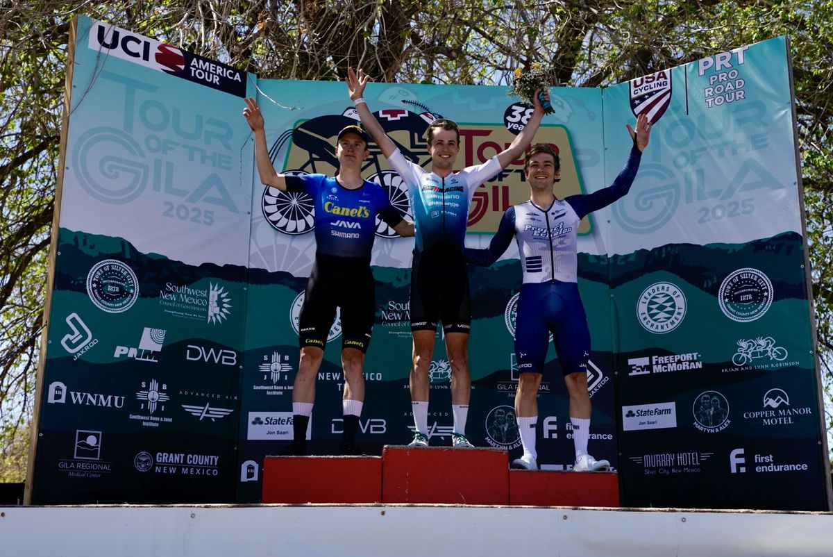 Tour of the Gila: Lauren Stephens and Eric Brunner set the GC markers ...