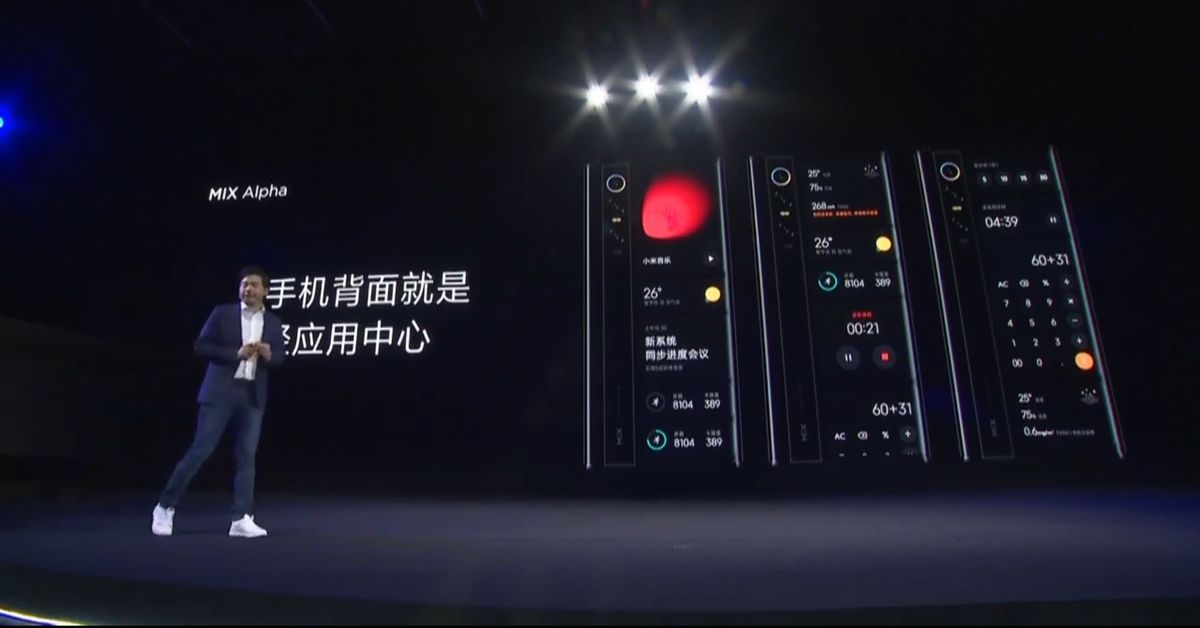 Xiaomi's Mi Mix Alpha Is The World’s First Phone Made Entirely of ...