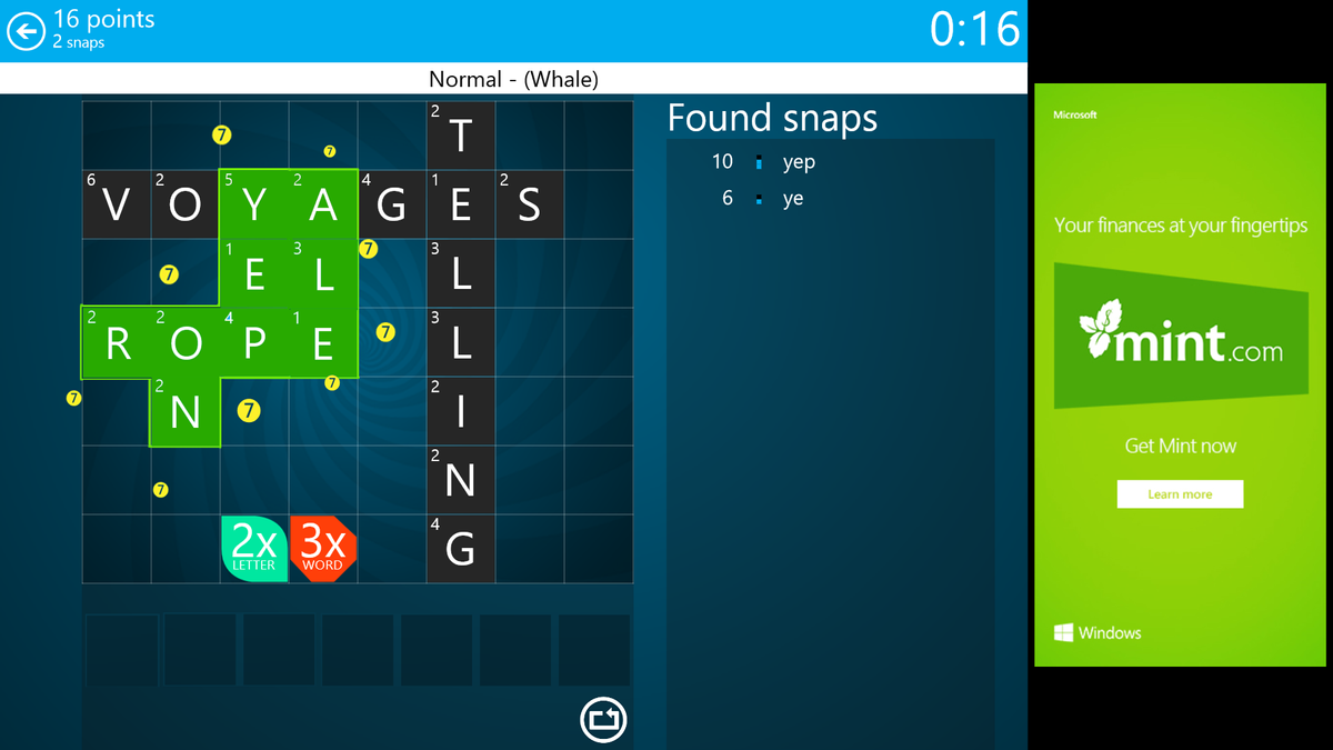 Wordament Snap Attack comes to Windows Phone and Windows 8 with Xbox ...