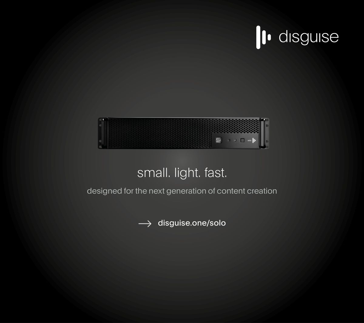 disguise Introduces solo Server | AVNetwork