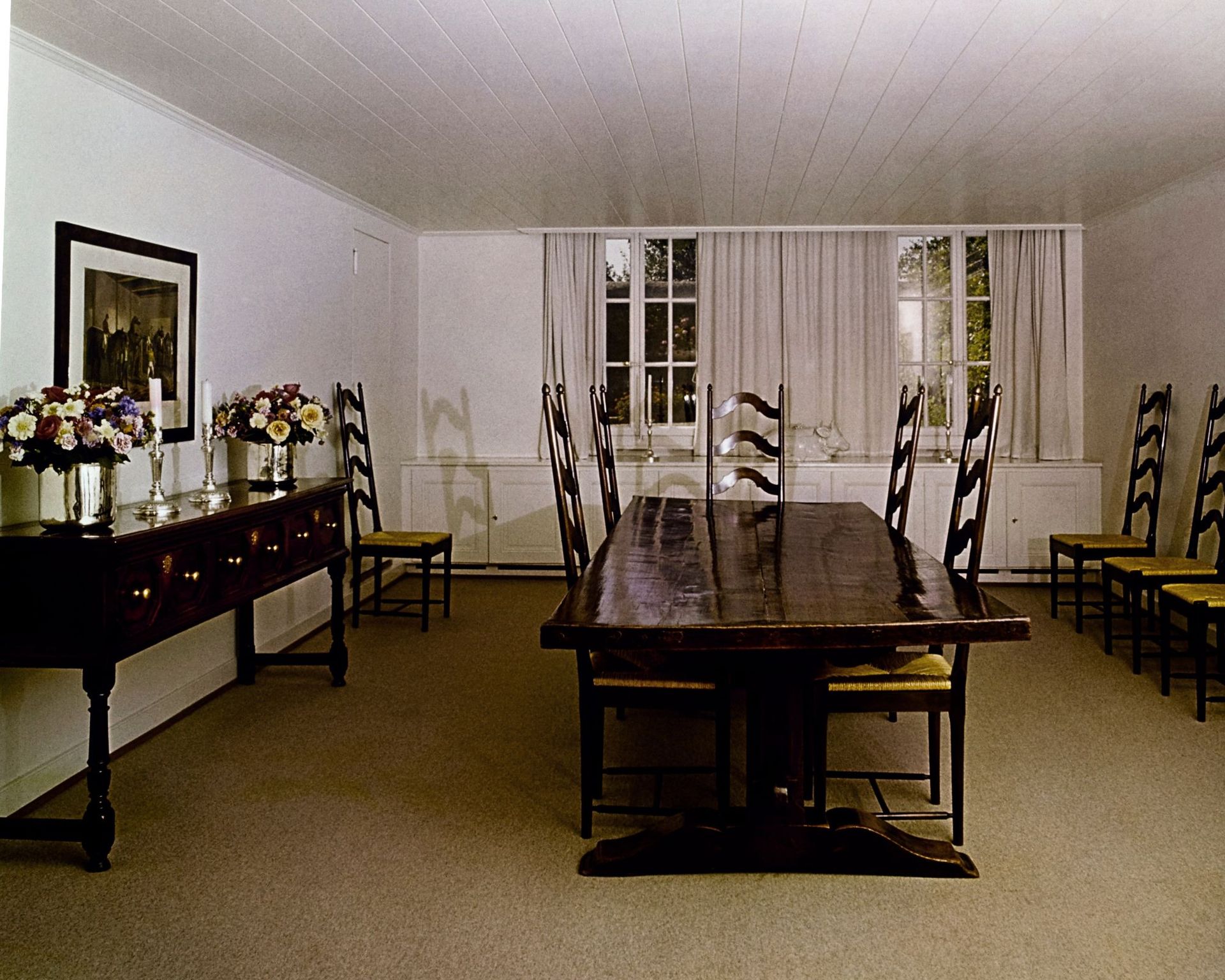 Audrey Hepburn's '70s Dining Room Was a Collage of Styles | Homes and ...