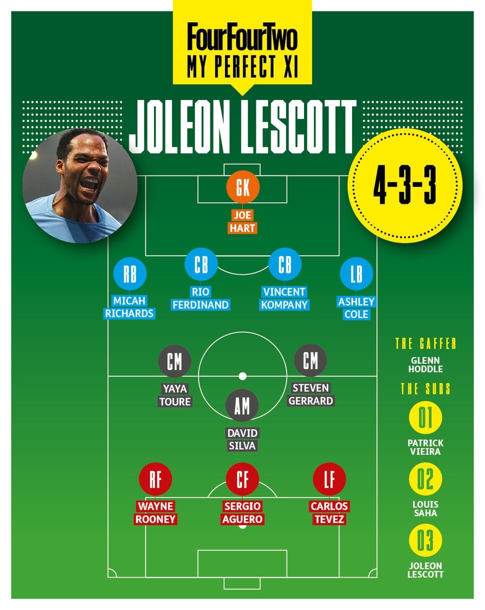 We asked Joleon Lescott for his all-time team-mate XI – and his team is ...