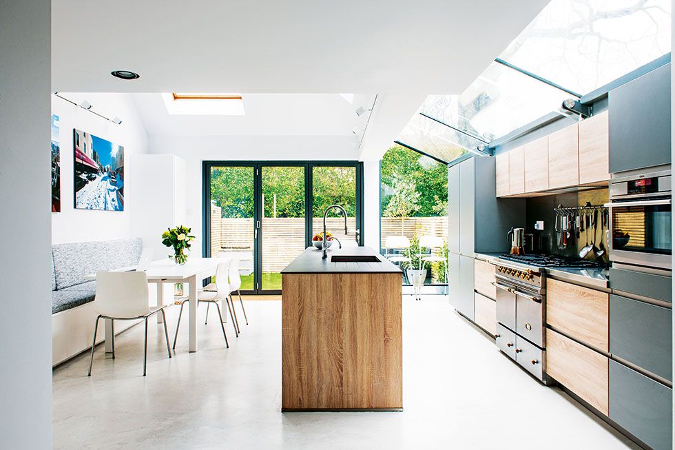 Real home: a glazed-roof kitchen extension | Real Homes