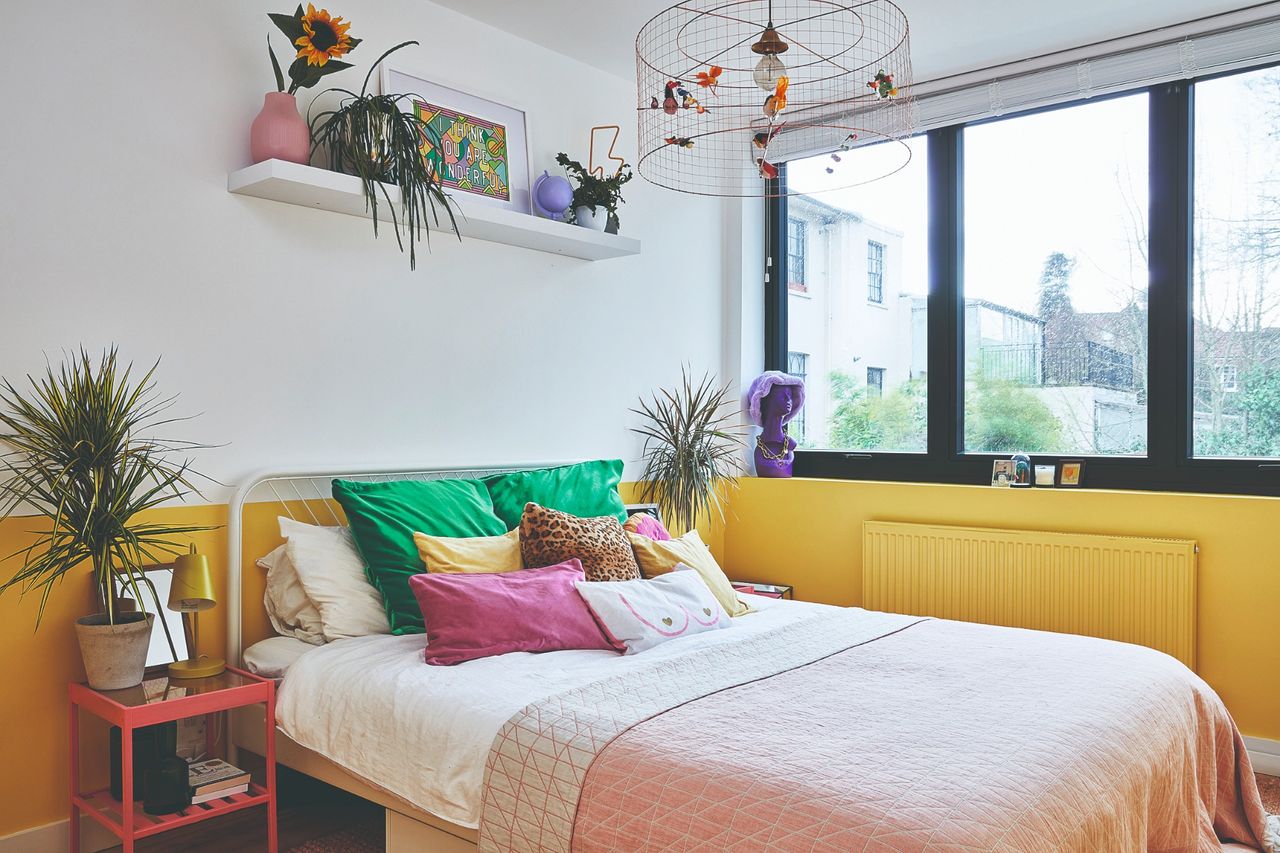 Before and after: here's how a splash of yellow can bring a bland ...