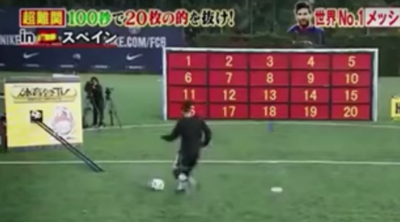 Watch: Lionel Messi is dominant even on Japanese gameshows | FourFourTwo