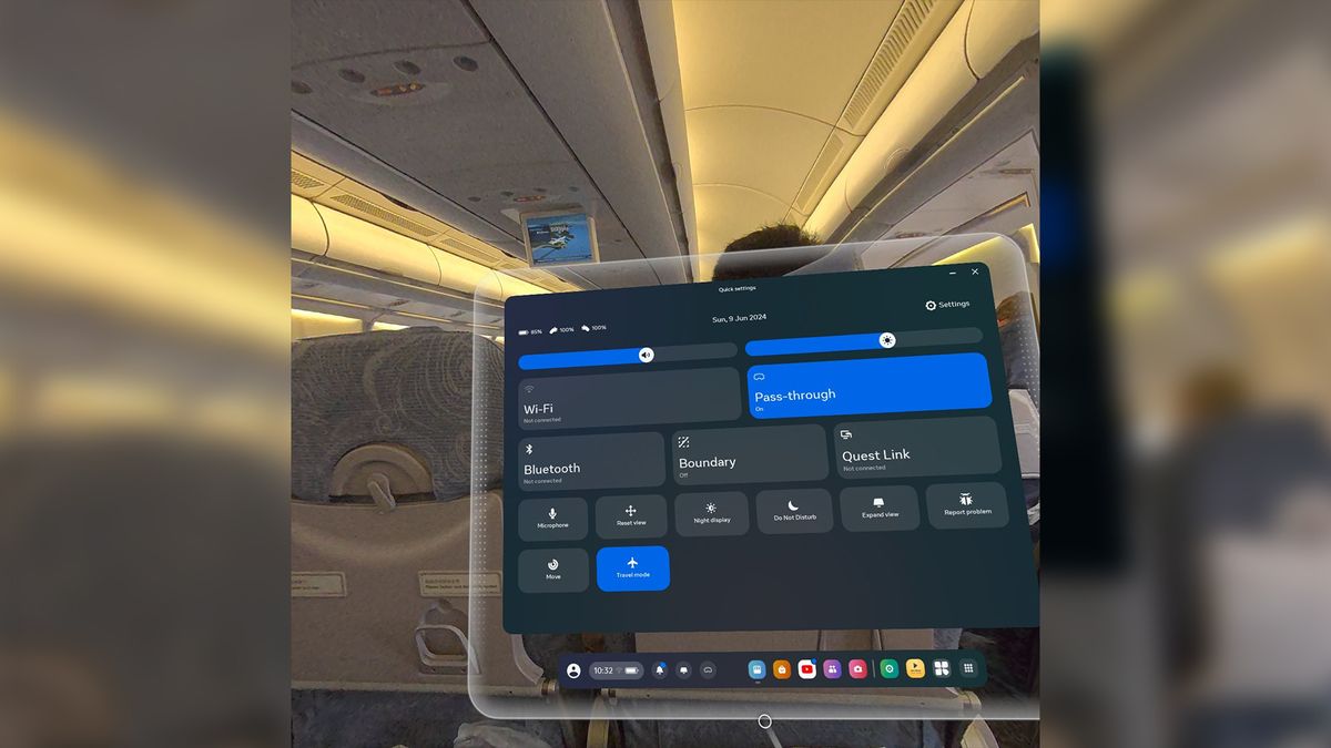 I tested Meta Quest 3’s Travel Mode on a 15-hour flight, and it puts ...
