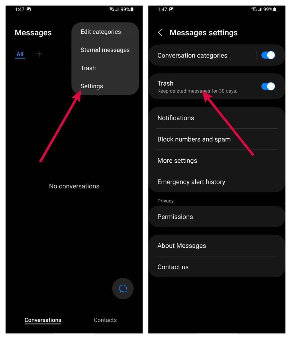 How to recover permanently deleted text messages on Android | Laptop Mag