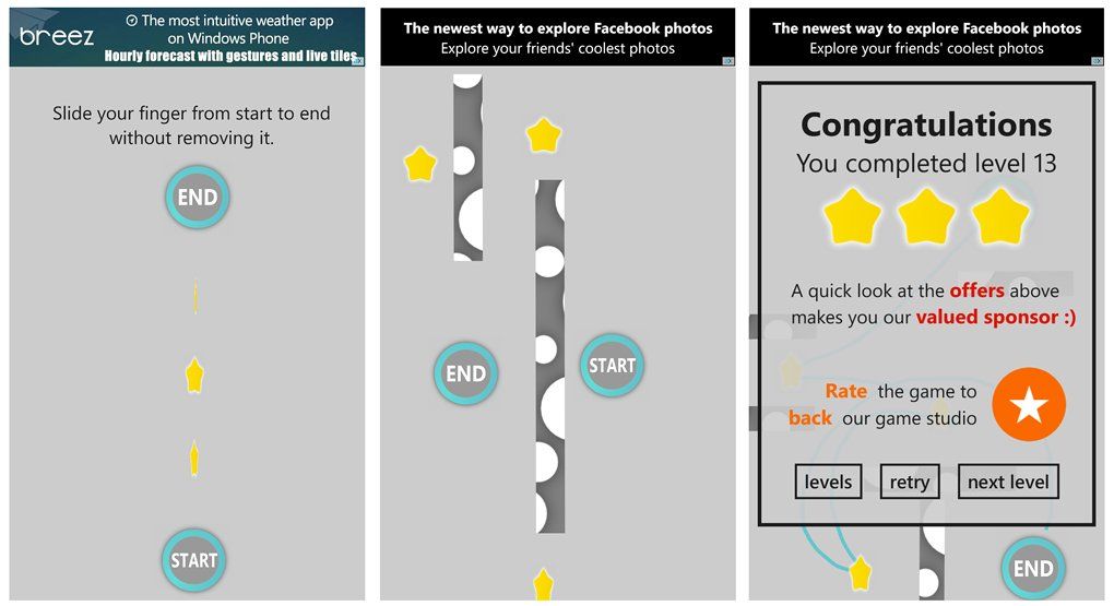 The Impossible Line, a Windows Phone puzzle game that will test your ...