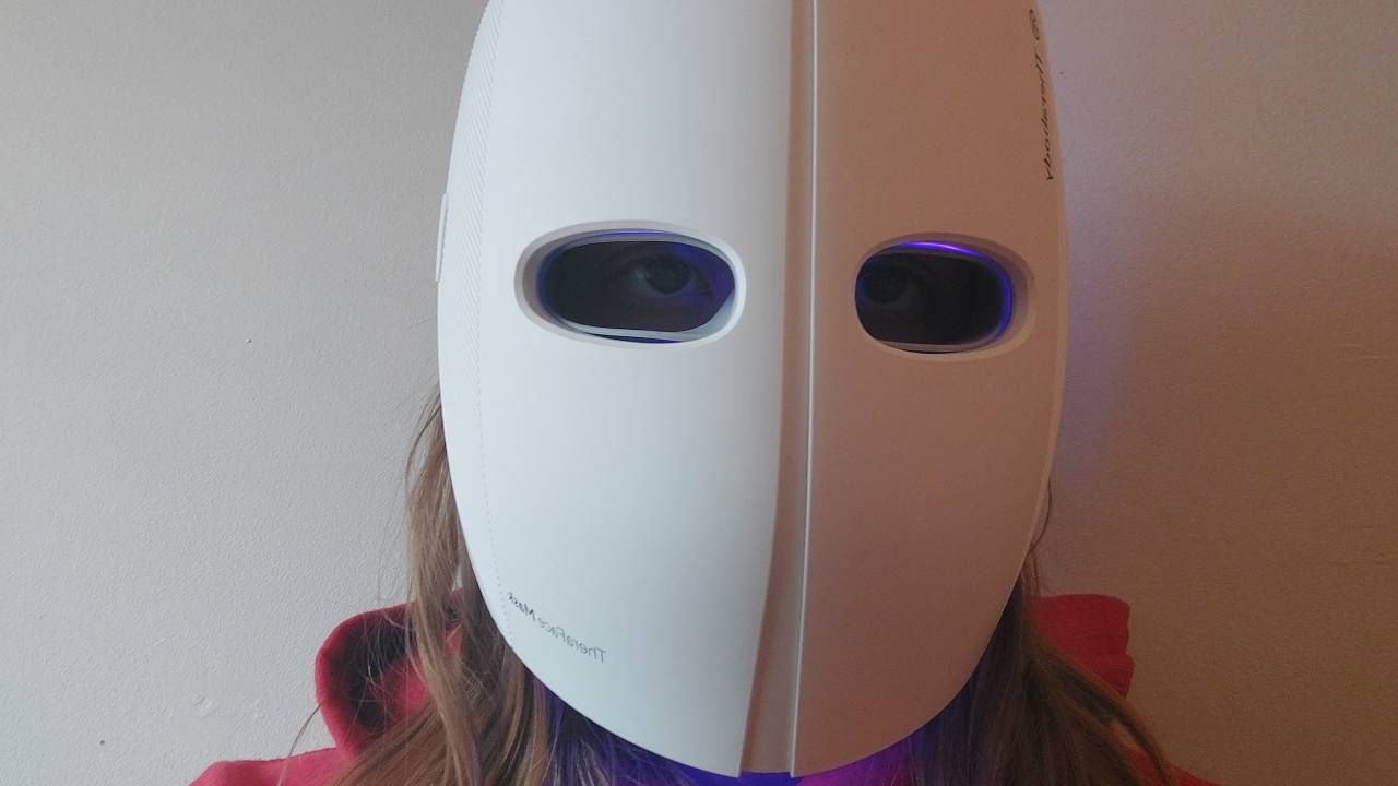 Therabody TheraFace Mask review: bright lights and soothing vibrations ...