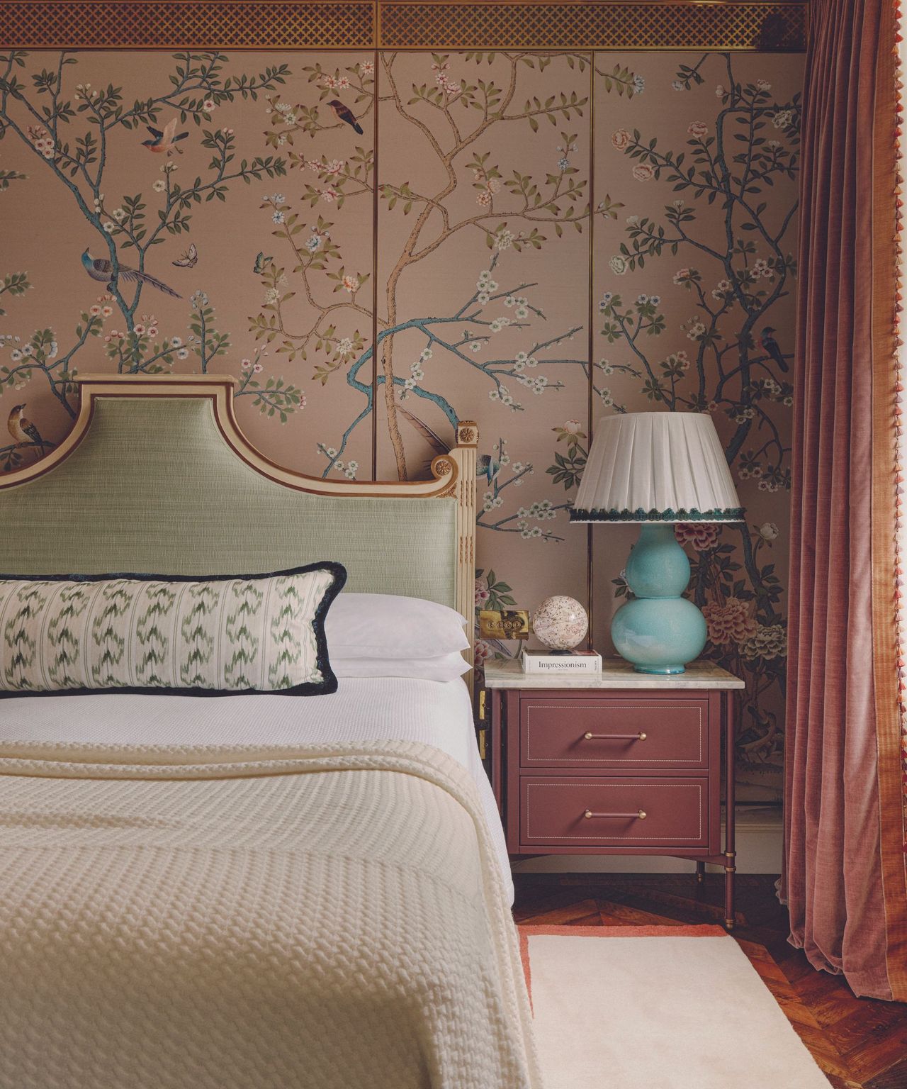 This small London apartment is a jewel box of color and pattern, filled ...