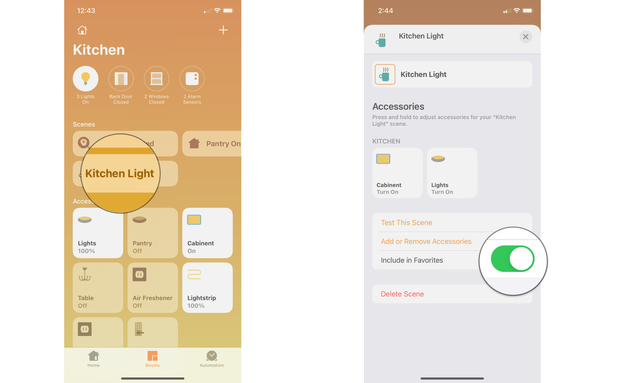 How to set your favorite scenes and accessories in the Home app | iMore