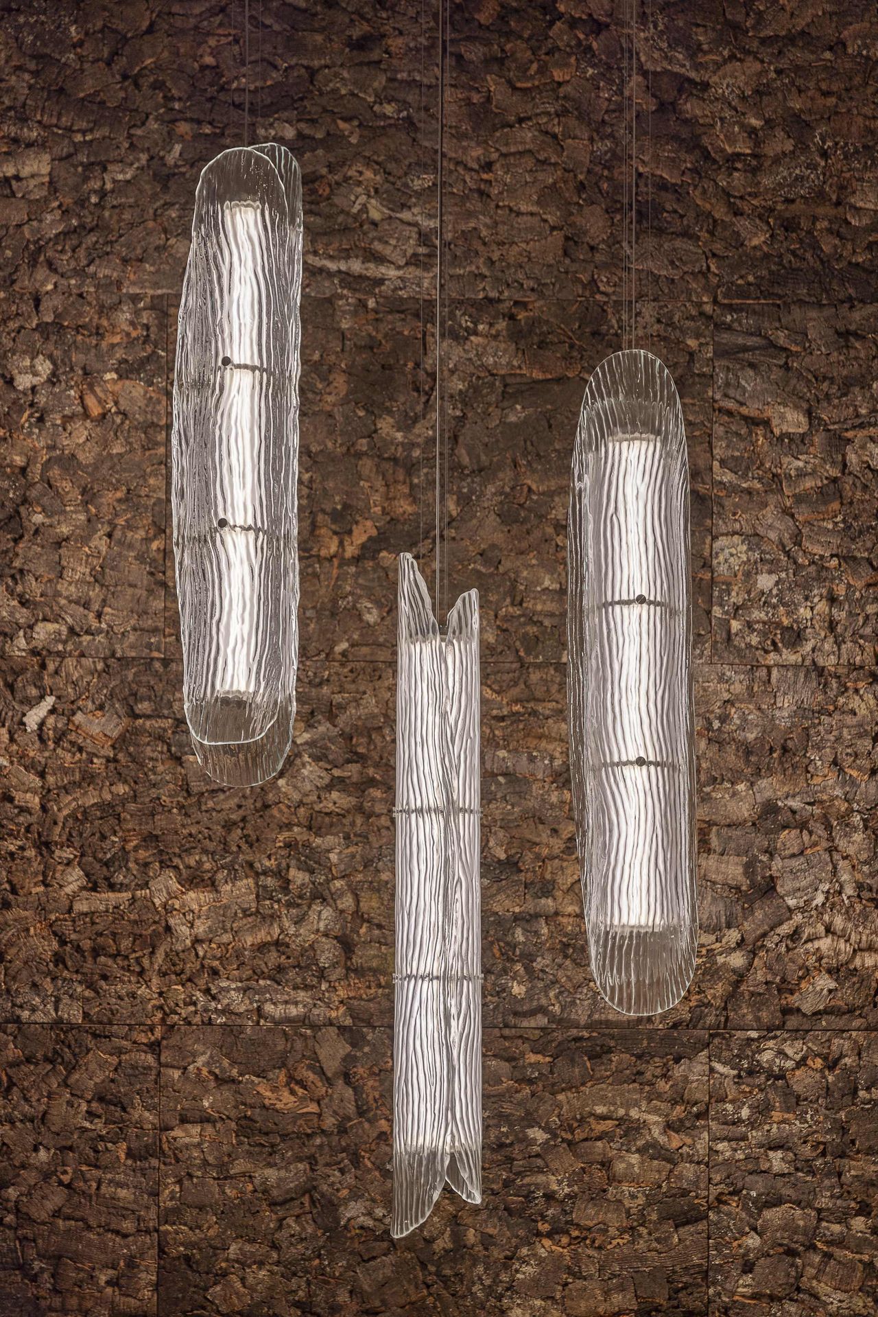 Lasvit at Eurluce 2025: forest, fabric and frozen light | Wallpaper*