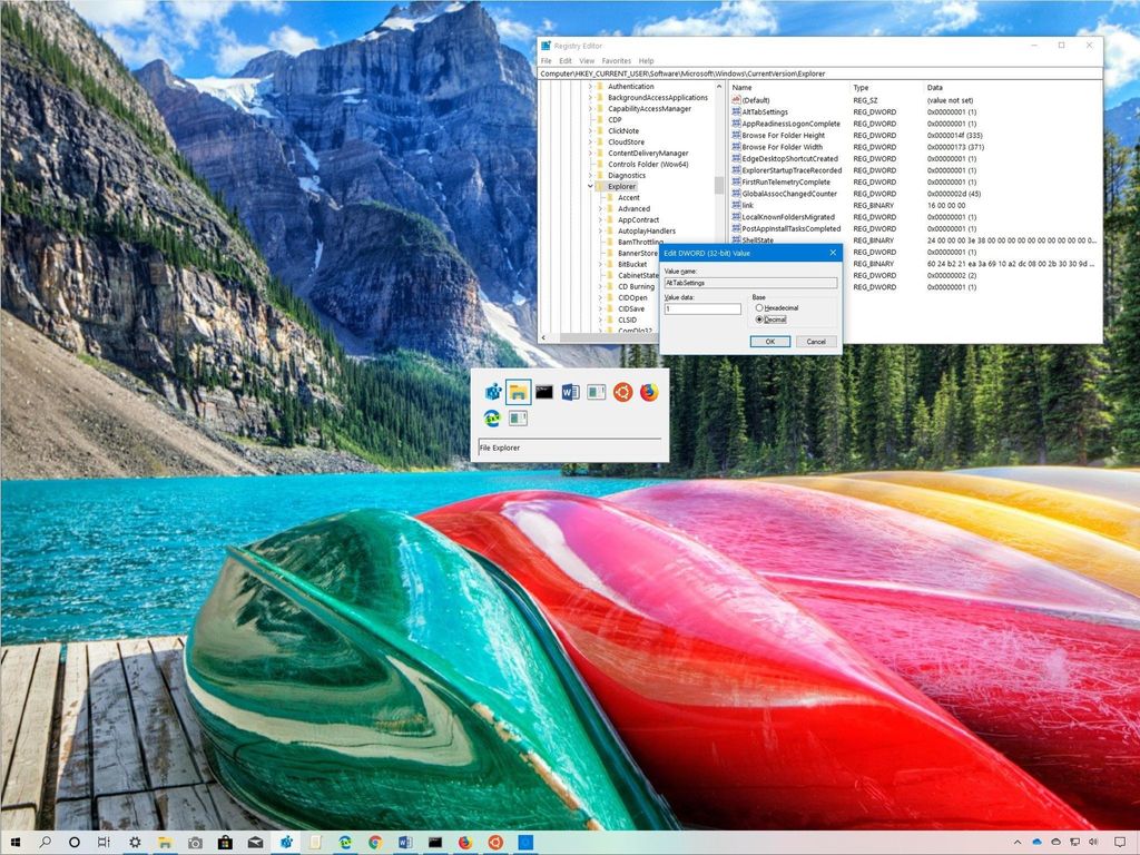 How to bring back the old 'Alt + Tab' experience on Windows 10 ...