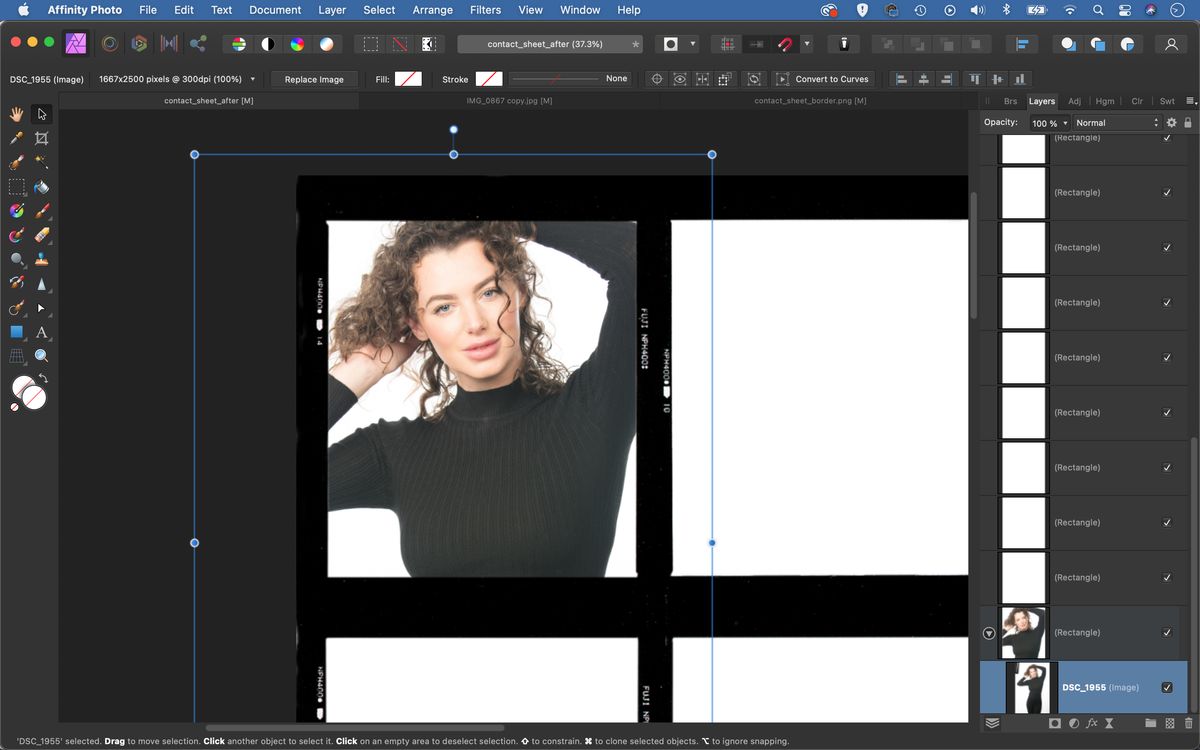 Turn your photos into a vintage-inspired fashion contact sheet ...