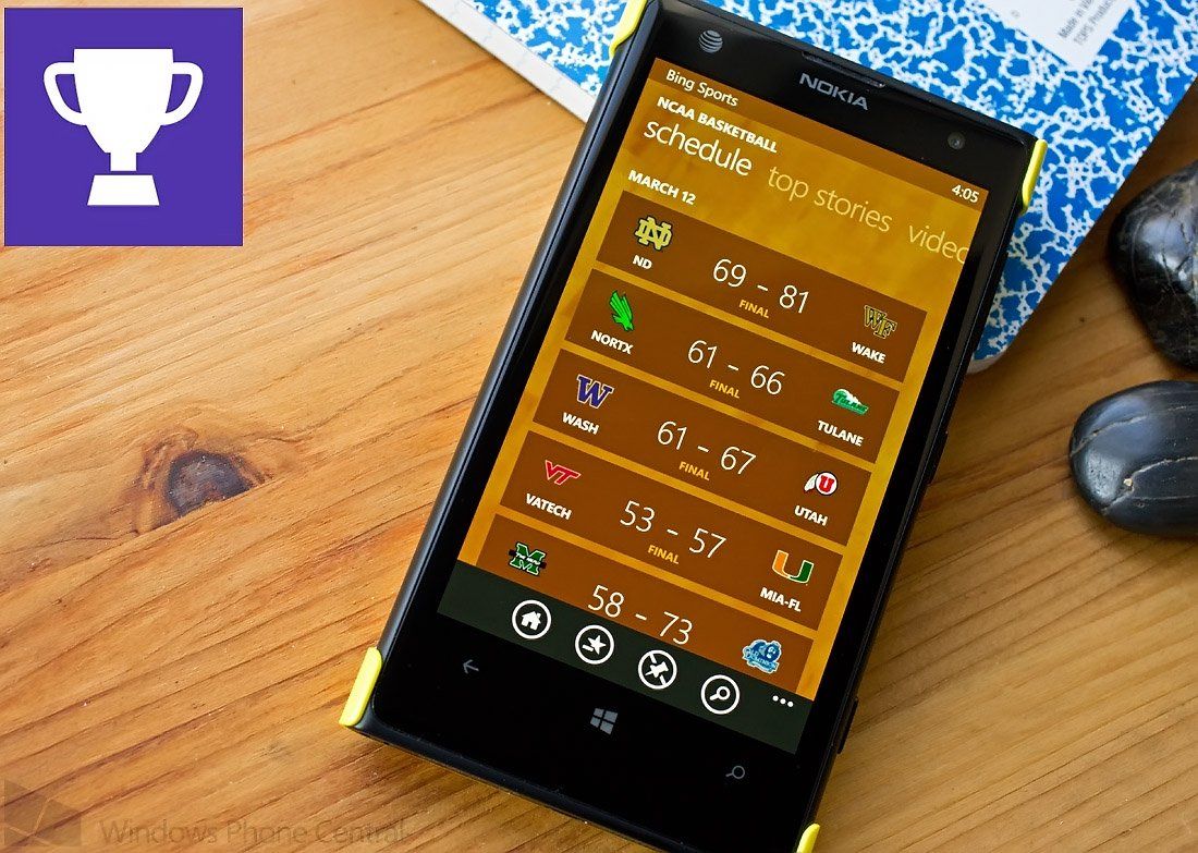 Our top Windows Phone apps for keeping up with March Madness | Windows ...