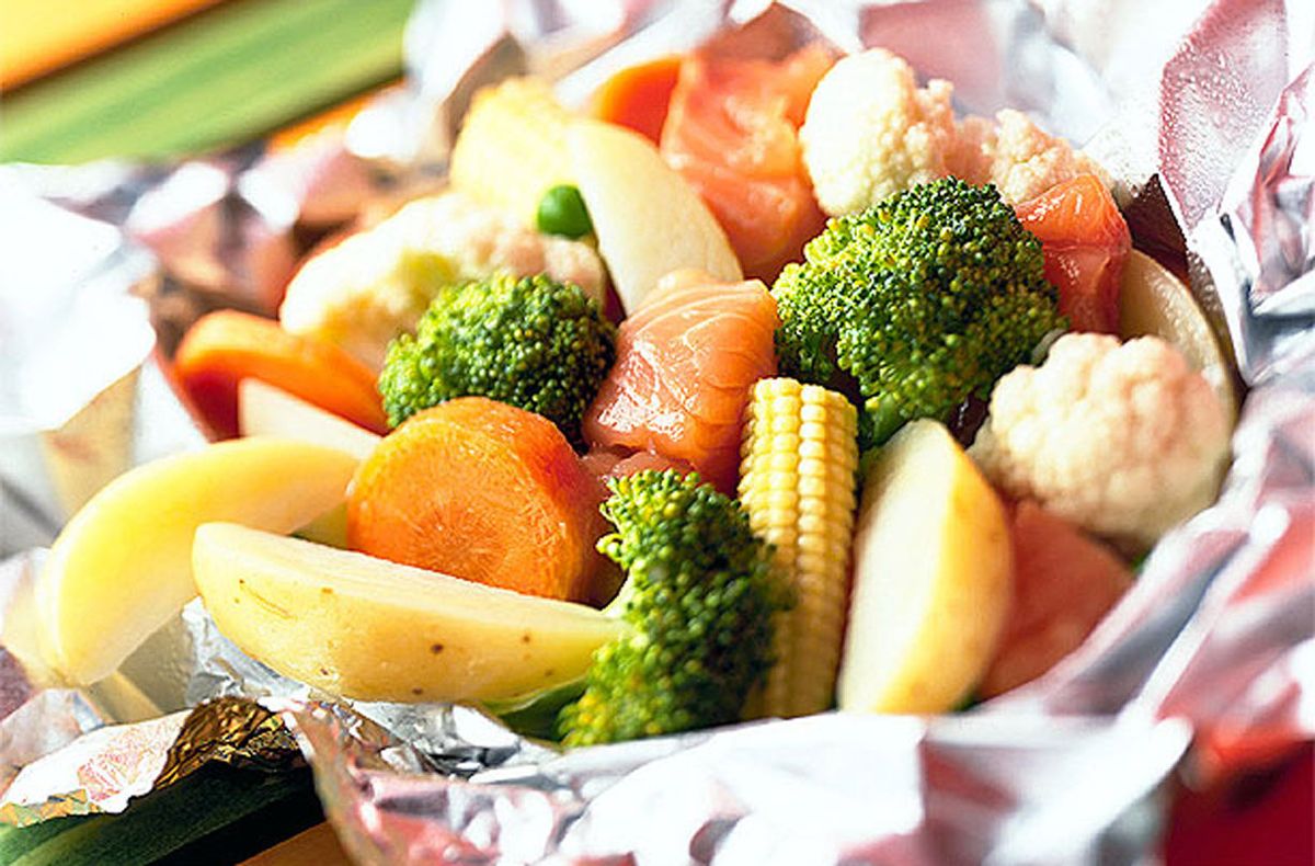 Salmon and vegetable parcels Recipes | GoodtoKnow