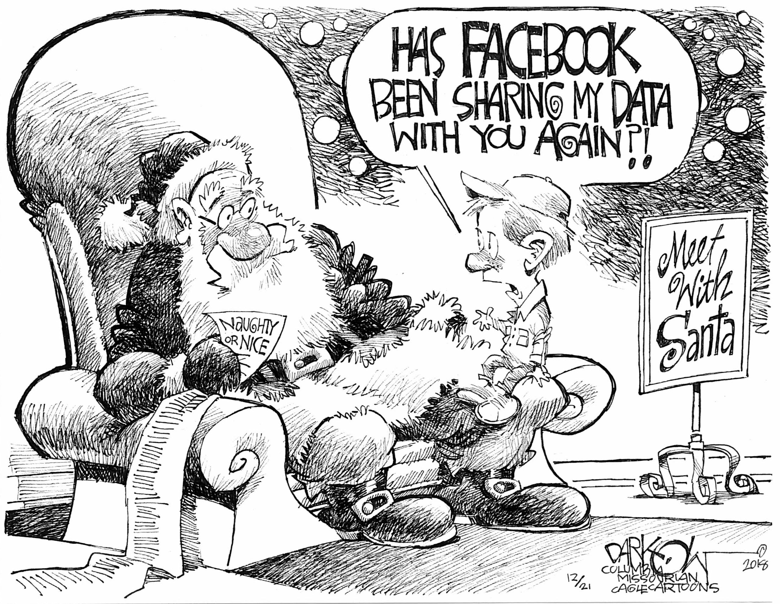 U.S. Santa Claus Christmas list Facebook sharing data | The Week