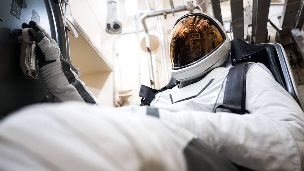 Polaris Dawn crew shows off new SpaceX spacesuits for 1st private ...