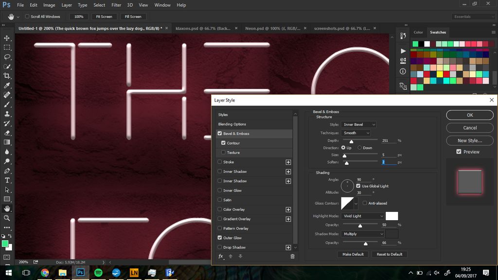 Create a glowing neon text effect | Creative Bloq
