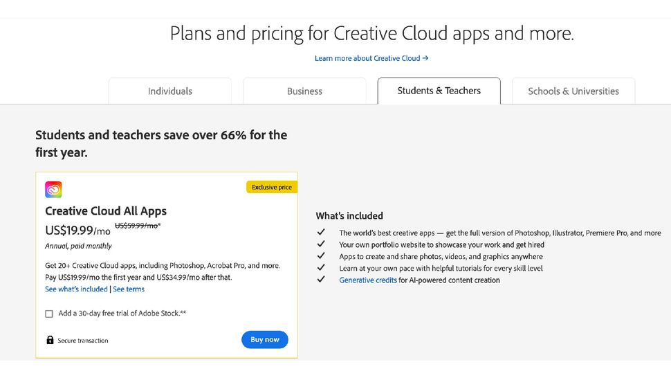 Adobe student discount: save up to 65% on a Creative Cloud subscription ...