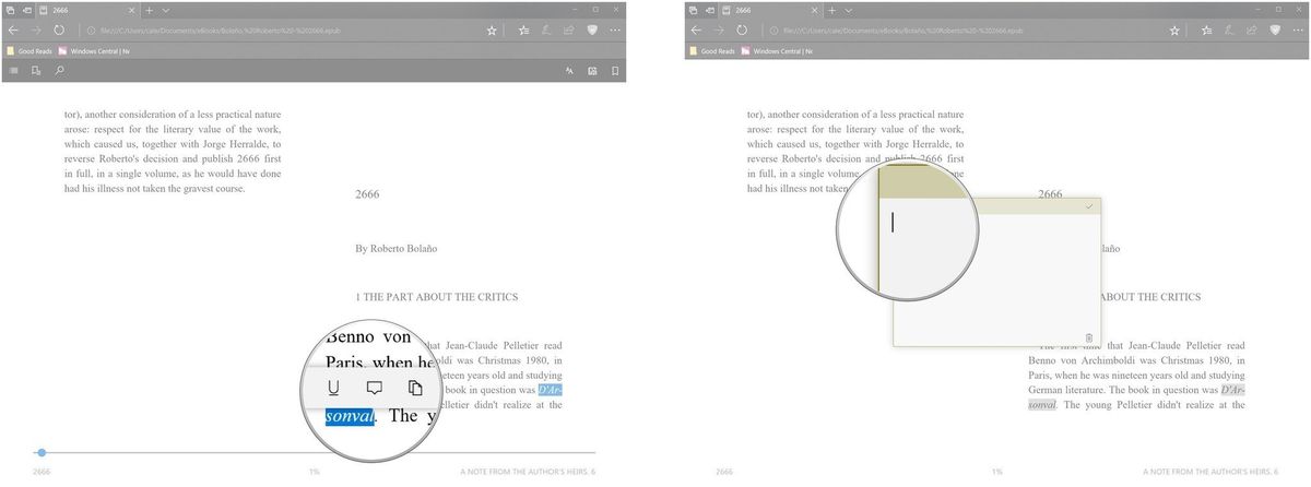 How to annotate EPUB files in Microsoft Edge | Windows Central