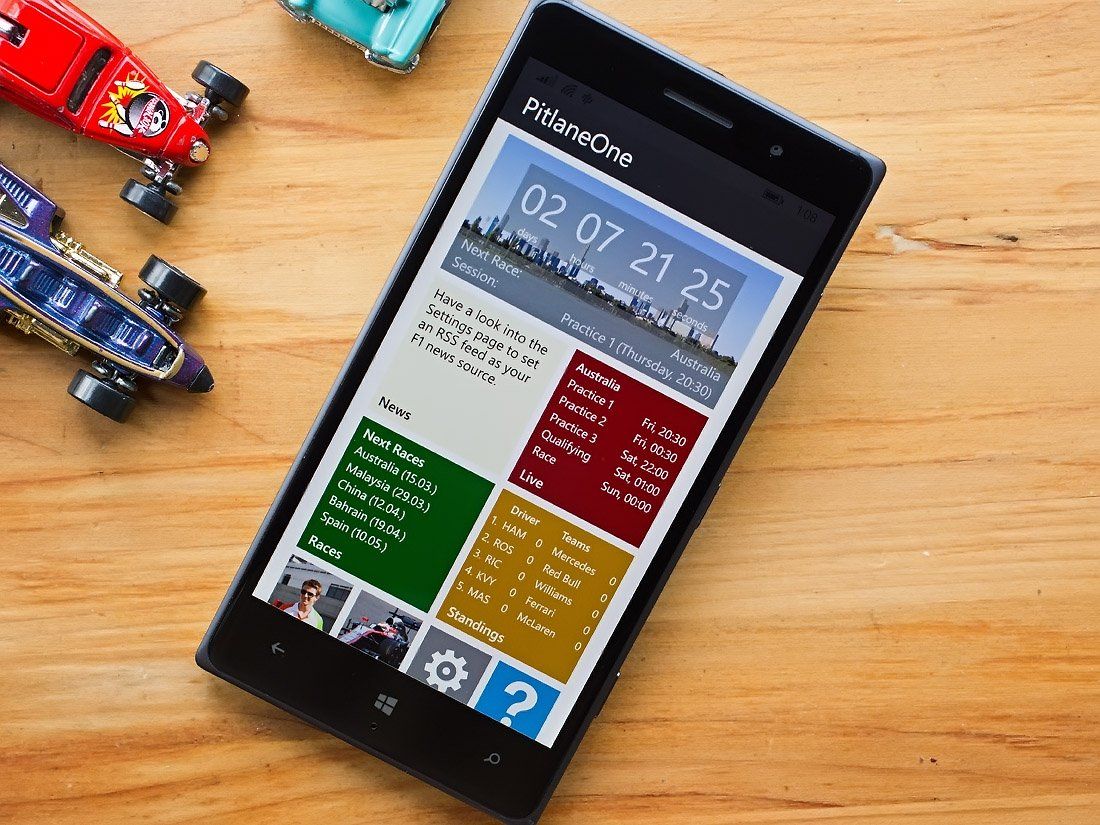 Top Windows Phone apps for keeping track with Formula One Racing ...