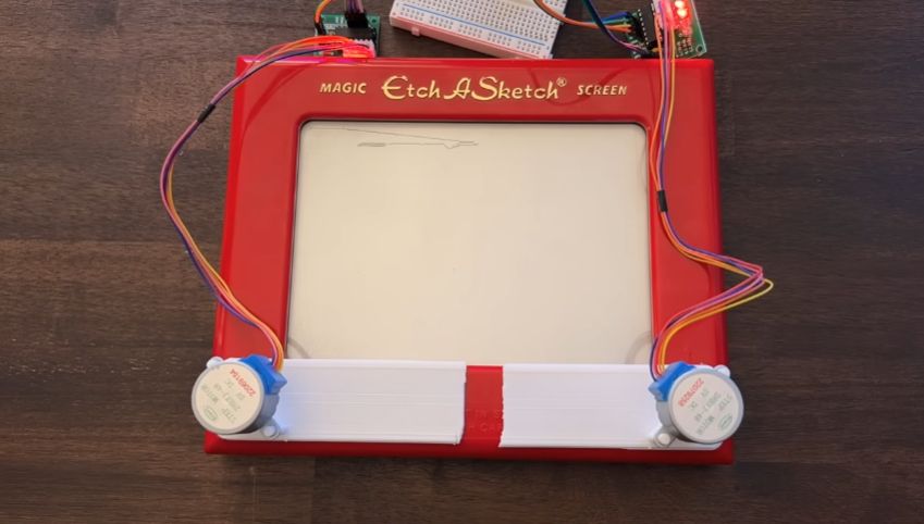 This Raspberry Pi Etch A Sketch bot will bring out your inner artist | Tom's Hardware