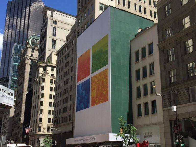 The new flagship Microsoft Store in New York City is slated to open ...