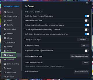 How to use Steam’s in-game performance monitor to display real FPS with ...