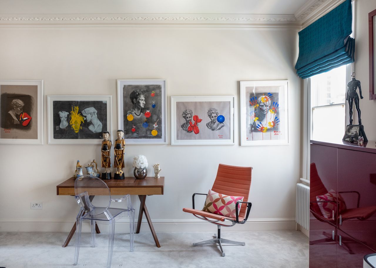 Inside the colorful eclectic home of CEO turned artist Philipp Humm ...