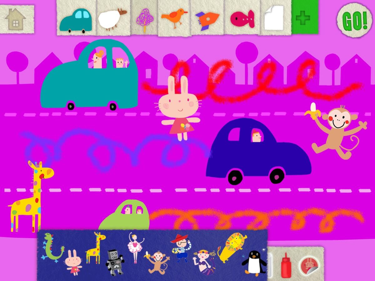 Squiggles! for iPad review: a children's drawing app that brings ...