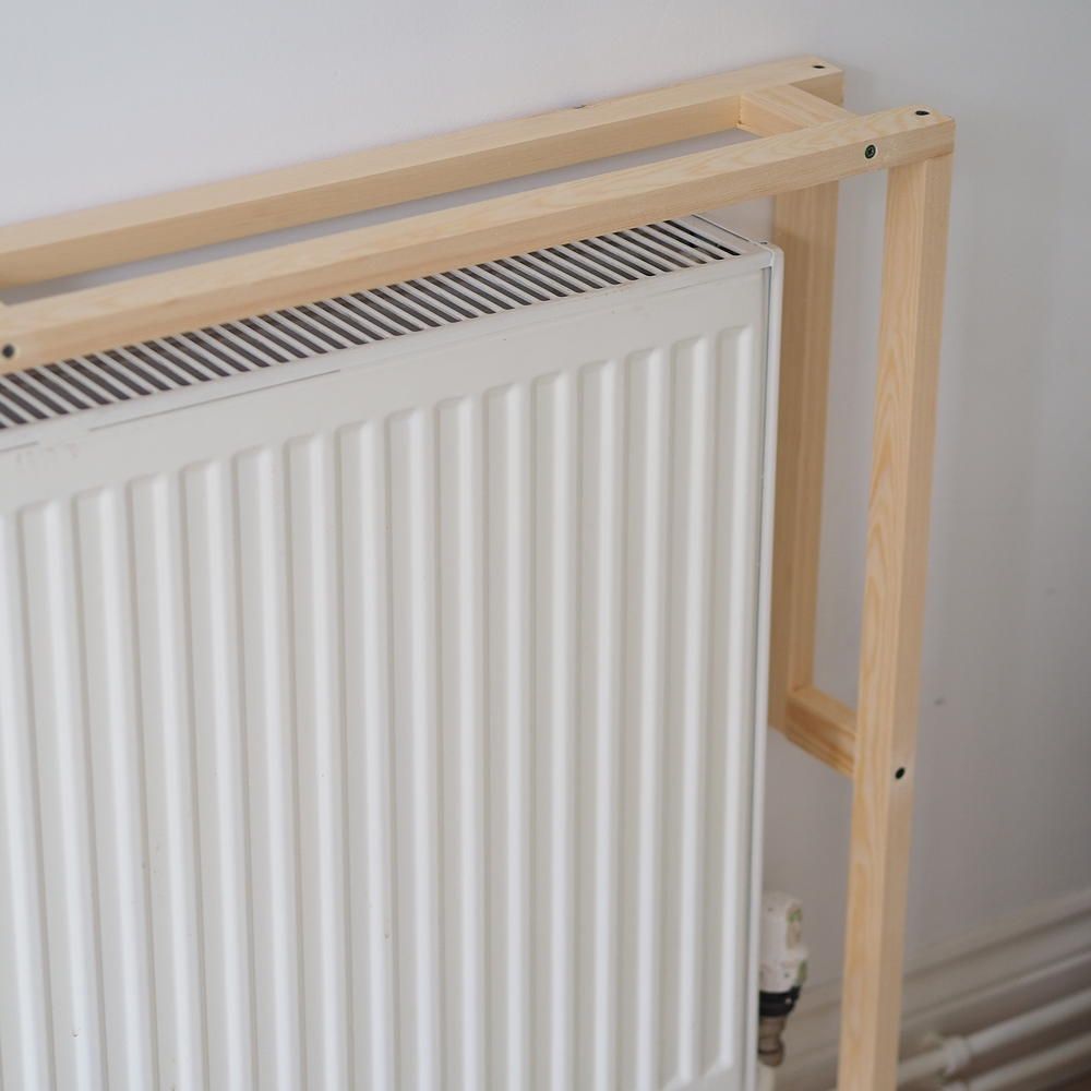 Instagrammer shares pre-cut panels hack for creating DIY radiator cover ...