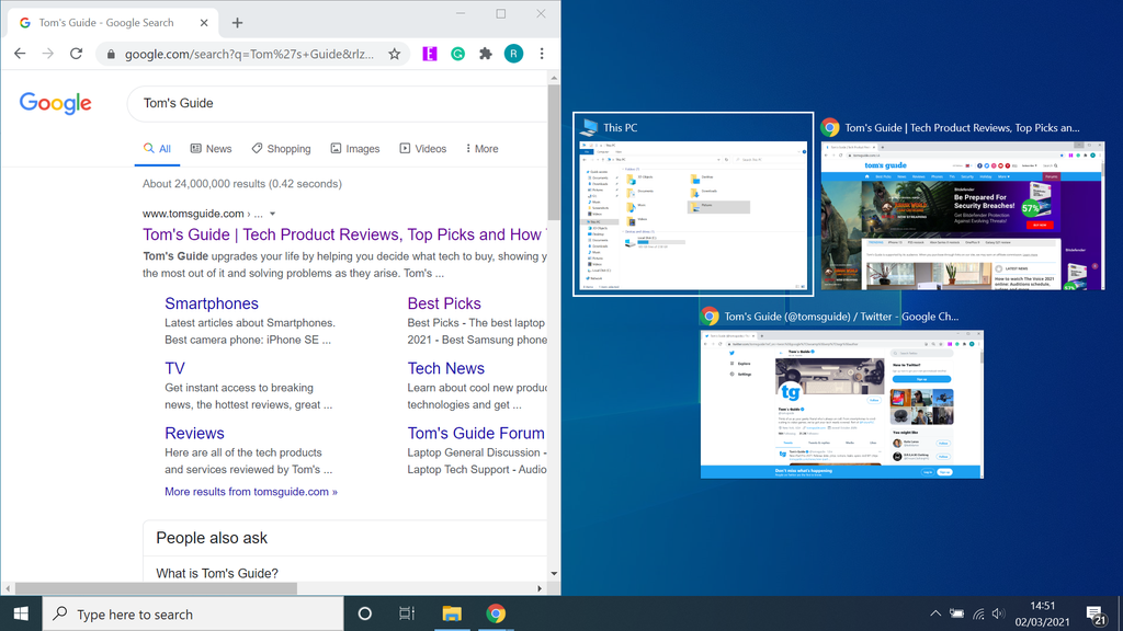 How to split the screen on Windows 10 | Tom's Guide