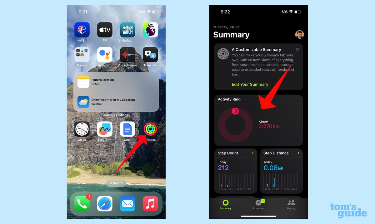 How to adjust your daily move goal in the iOS 18 Fitness app | Tom's Guide