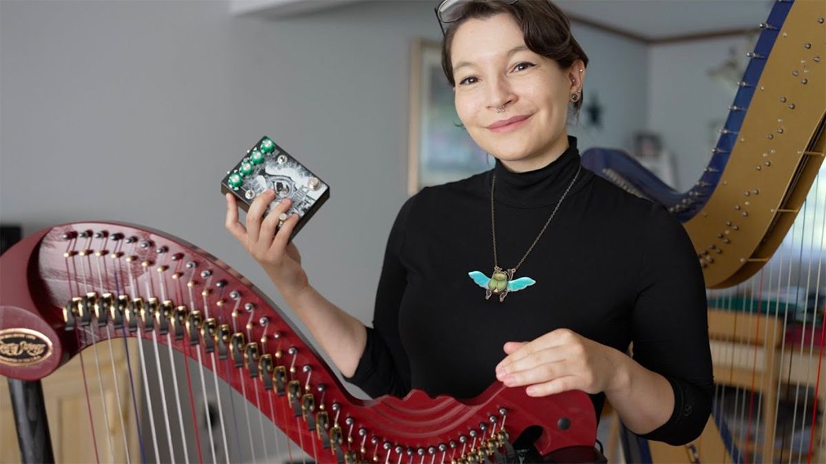 A harp run through a distortion pedal might sound heavier than your ...