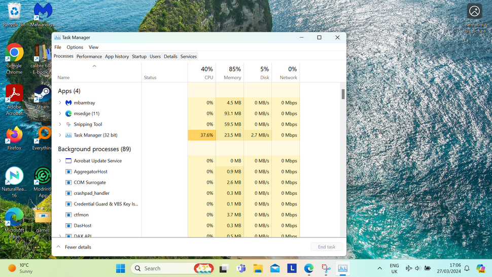 Microsoft Is Fixing Windows 11 Task Managers Quirky Reporting Of Cpu