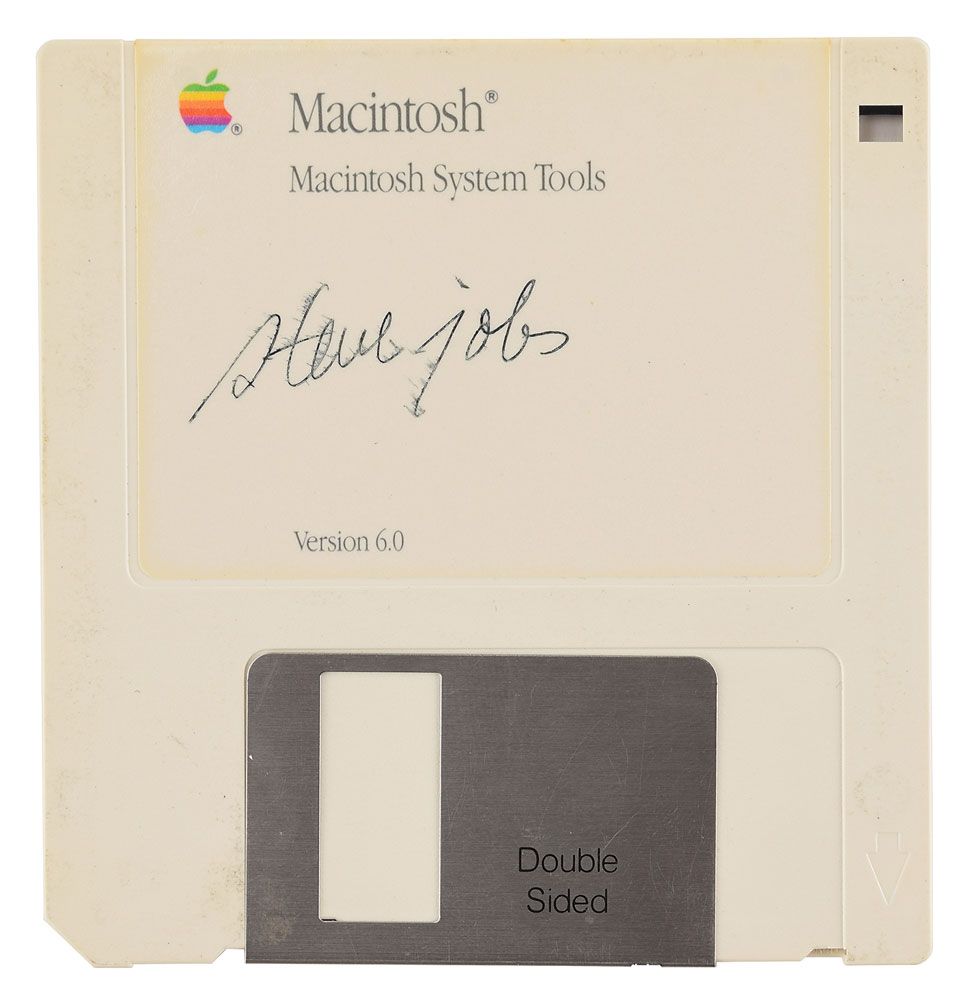 Mac floppy disk signed by Steve Jobs sells for a mind boggling $84,115 | iMore