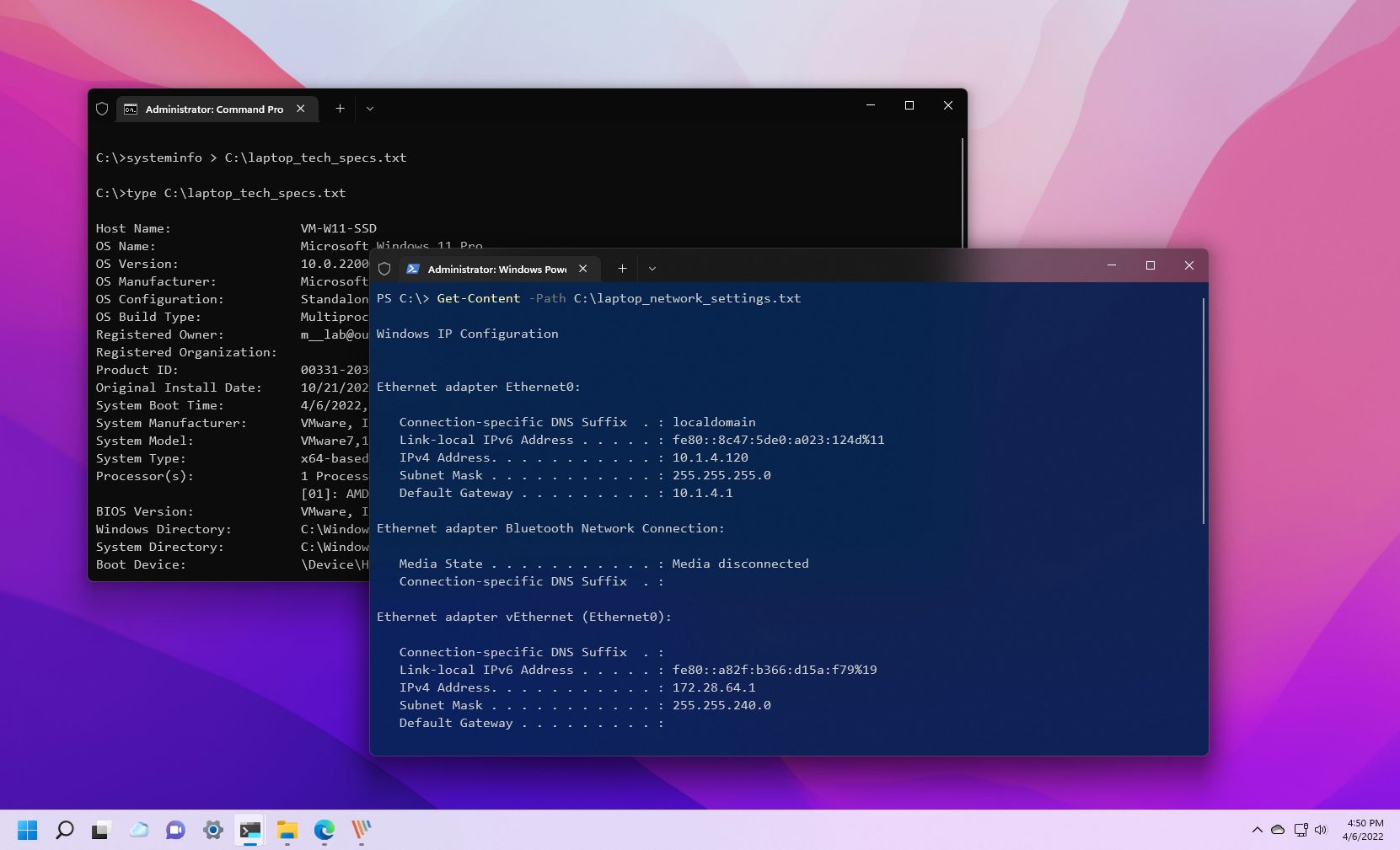 How To Save Command Output To File Using Command Prompt Or PowerShell Windows Central