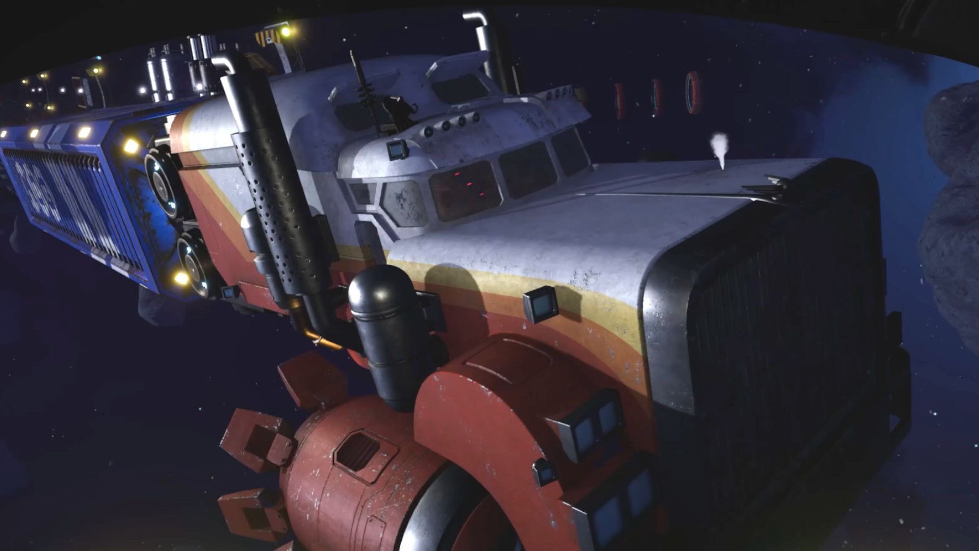 Star Trucker is such a realistic trucking sim that I somehow managed to ...